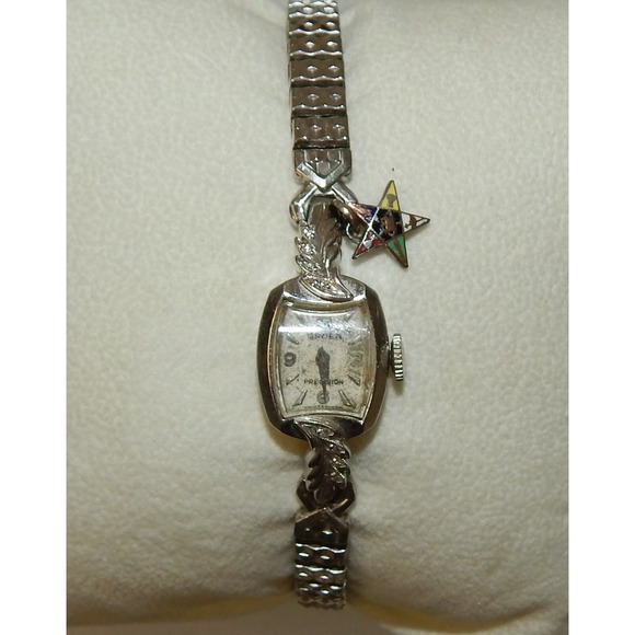 Gruen | Accessories | Vintage Gruen K White Gold Filled Diamond Accent ...